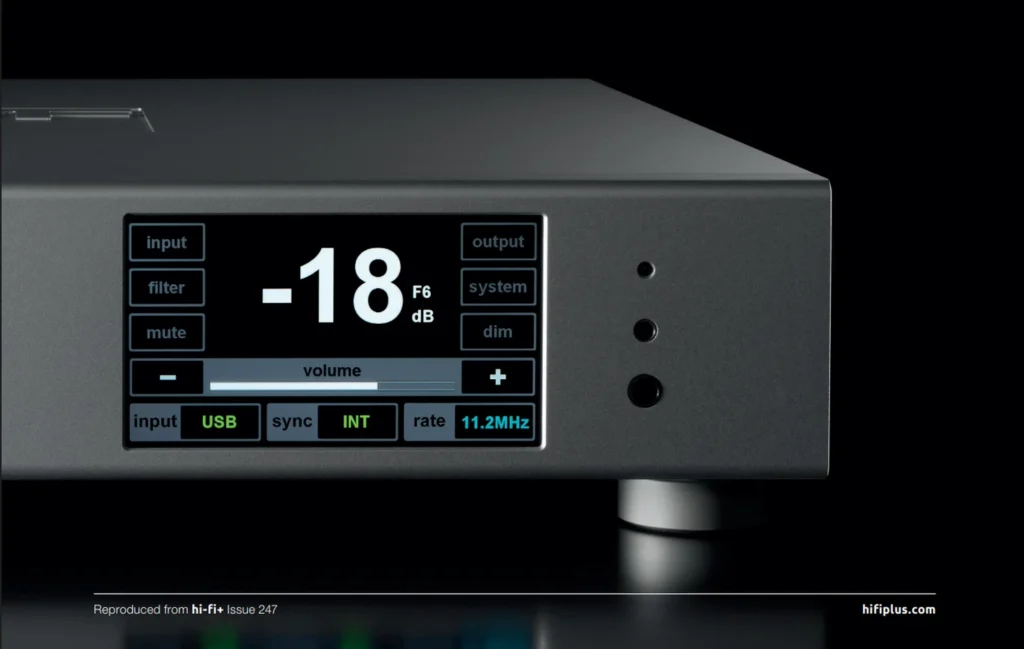hi-fi+ sur le DAC Master Fidelity NADAC-D